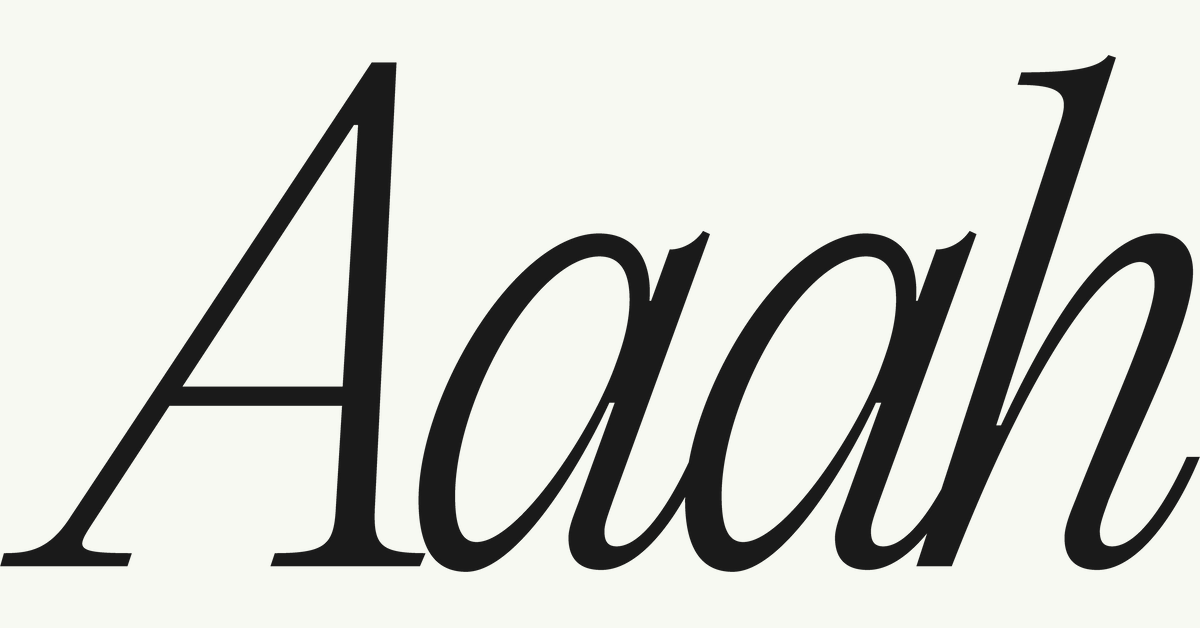Objects – Aaah House